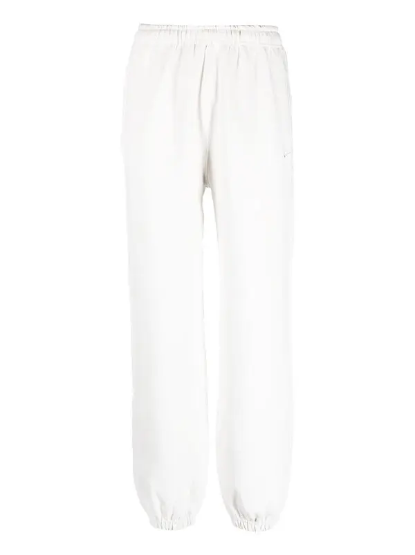 Nike Solo Swoosh Embroidered Track Pants - White