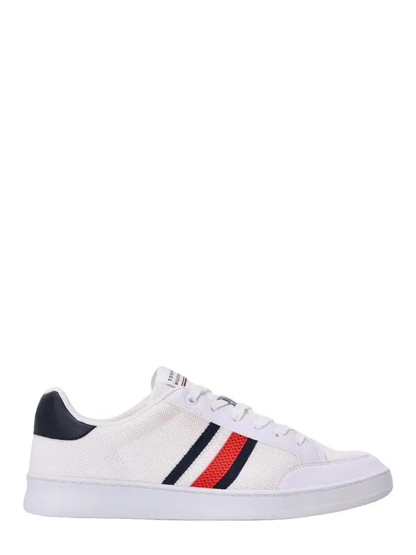 Tommy Hilfiger Striped Low-top Sneakers - White