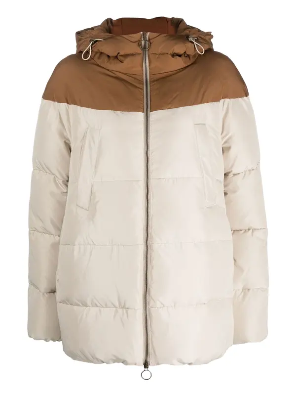 Eleventy Two-tone Padded Jacket - Neutrals