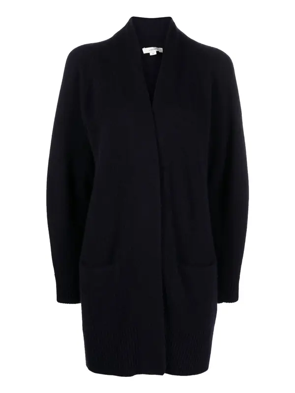 Vince Open-front Cashmere Cardigan - Blue