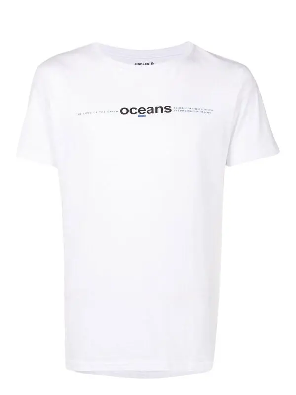 OSKLEN Logo Print T-shirt - White