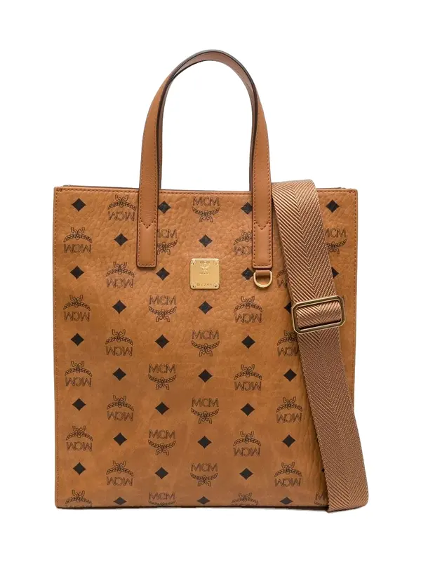 Mcm Aren Tote - Brown