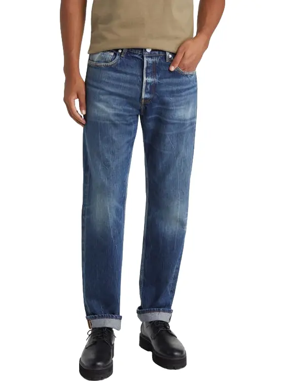 FRAME The Straight Leg Jeans - Whistler