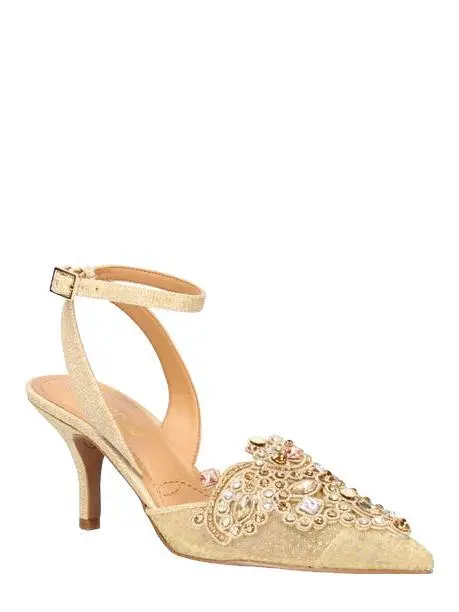 J. Reneé Desdemona Pointed-toe Pumps - Gold
