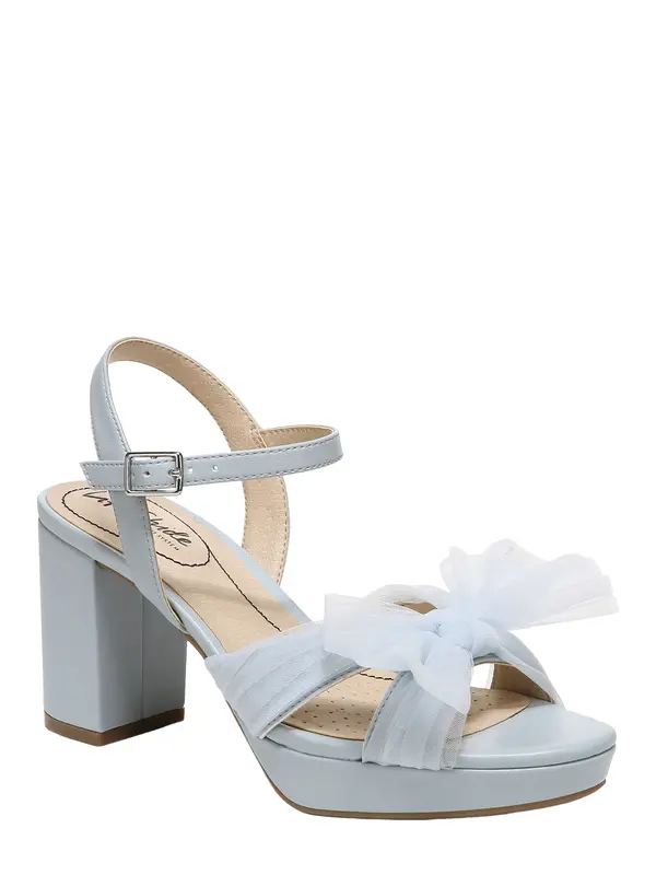LIFESTRIDE Platform Sandals - Pearl Blue