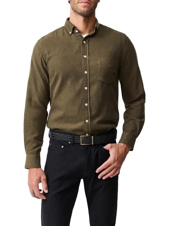 Rodd & Gunn Barrhill Sports Fit Button-down Shirt - Khaki