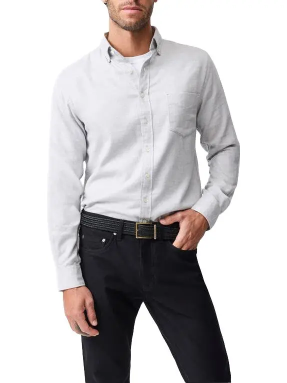 Rodd & Gunn Barrhill Sports Fit Button-down Shirt - Silver