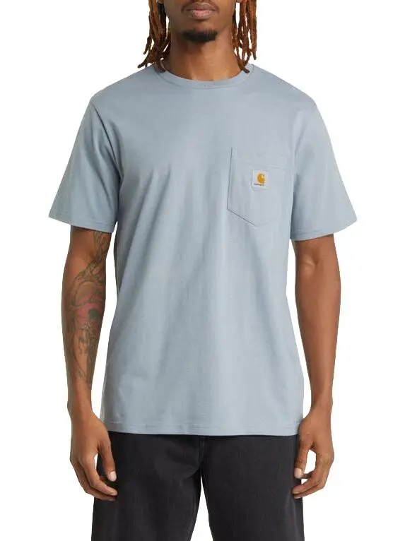 Carhartt Work In Progress Logo Pocket T-shirt - Mirror