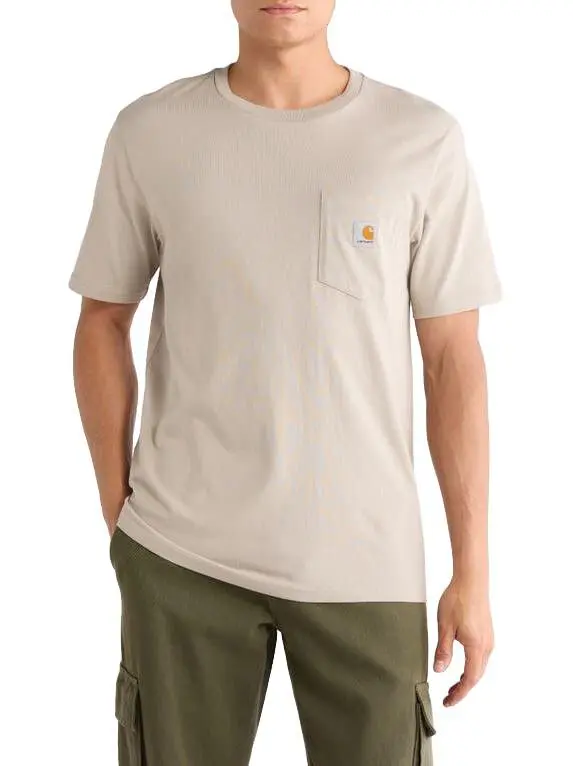 Carhartt Work In Progress Logo Pocket T-shirt - Puddle