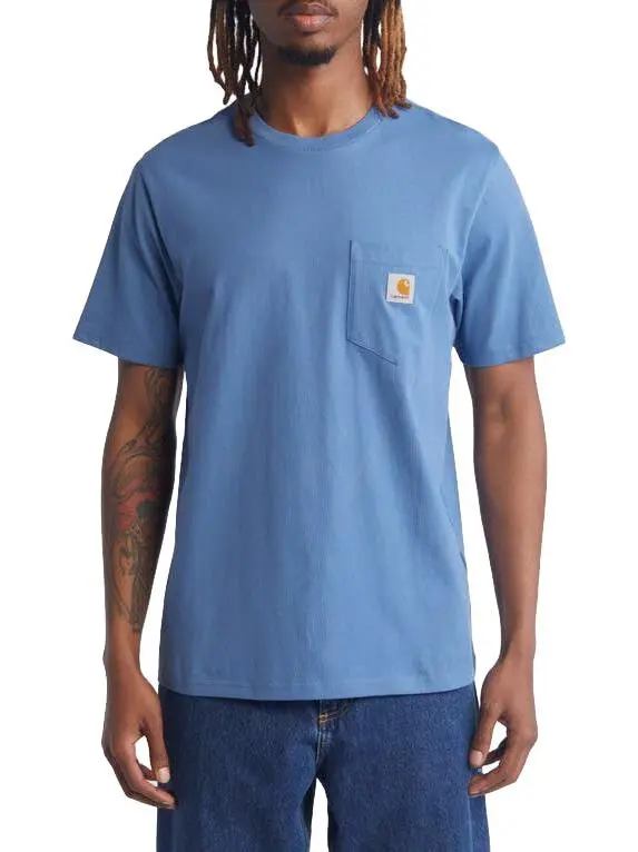 Carhartt Work In Progress Logo Pocket T-shirt - Sorrent