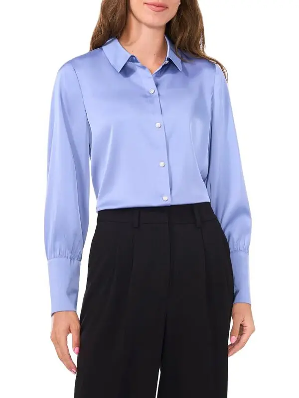 Halogen Button-up Shirt - Blue Blossom