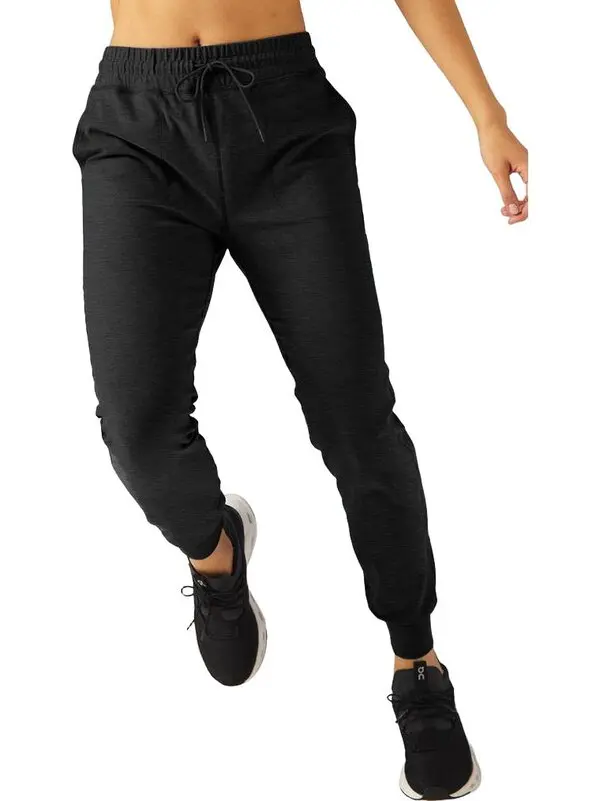 Beyond Yoga Commuter Space Dye Midi Joggers - Darkest Night