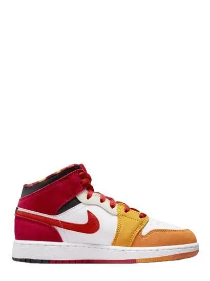 JORDAN Air 1 Mid Se Sneaker - Paprika/cinnabar/black/gold