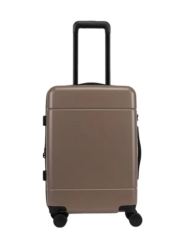 CALPAK 22-inch Expandable Carry-on Suitcase - Chocolate