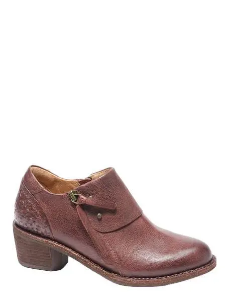 HALSA FOOTWEAR Michelle Ankle Boots - Dark Cherry