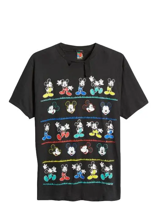 Disney Mickey Mouse Graphic T-shirt - Black