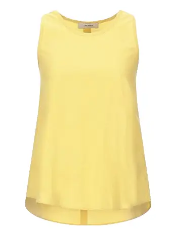Alpha Studio Sleeveless Top - Yellow