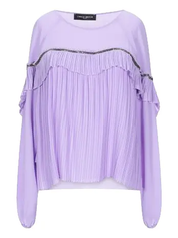 FRANKIE MORELLO Ruched Top - Purple