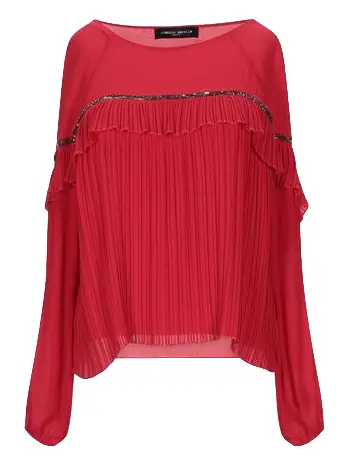 FRANKIE MORELLO Ruched Top - Red