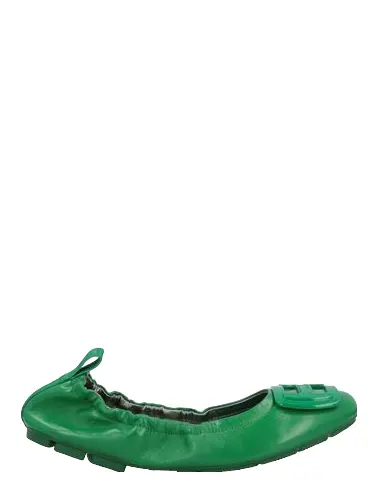 Hogan Ballet Flats In Leather - Green