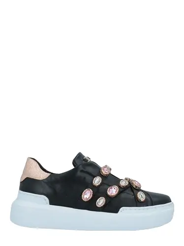 TOSCA BLU Leather Sneakers - Black