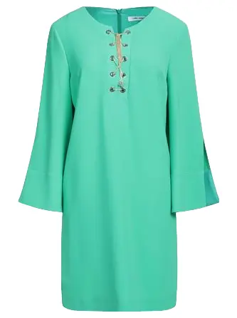 SIMONA CORSELLINI Mini Trapeze Dress - Green