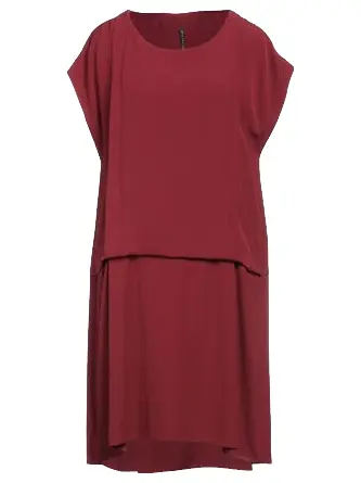 MANILA GRACE Mini Trapeze Dress - Red