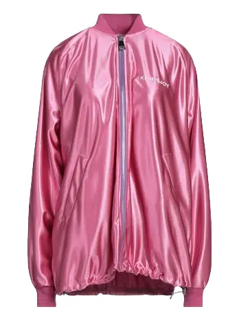 Khrisjoy Satin Outerwear - Pink