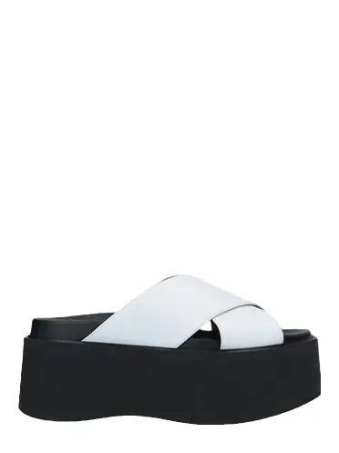 Marni Sandals In Soft Leather - White