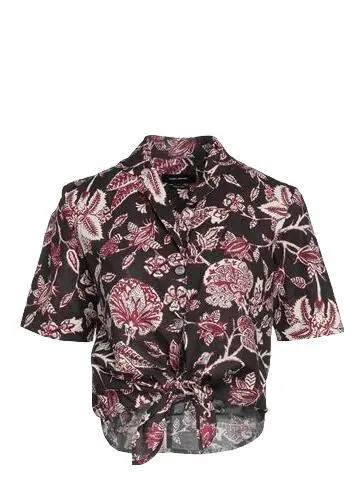 Isabel Marant Floral-print Woven Shirt - Brown