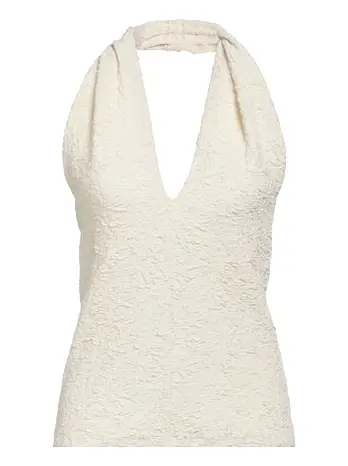 MSGM Halterneck Sleeveless Top - Beige