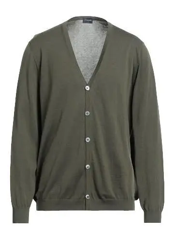 DRUMOHR Cotton Military Cardigan - Green