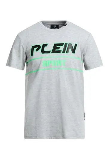 PLEIN SPORT T-shirt Size Cotton, Elastane - Grey