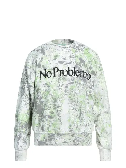 Aries Printed Fleece Sweatshirt - Green