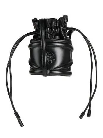Alexander McQueen Leather Bucket Bag - Black