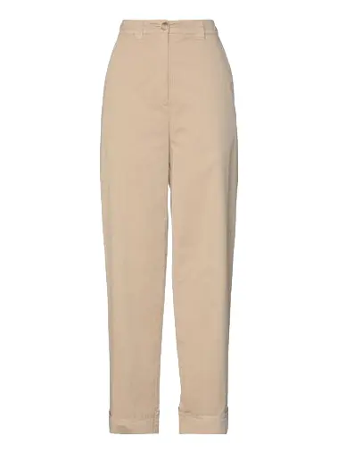 SEMICOUTURE Straight-leg Twill Pants - Beige