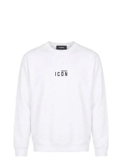 Dsquared2 Cotton Elastane Sweatshirt - Ivory
