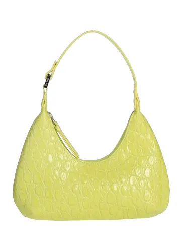 By Far Lime Cowhide Hobo Bag - Green