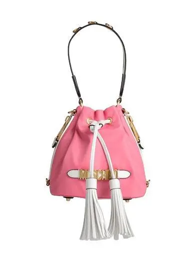 Moschino Textile Fibers Handbag - Salmon Pink