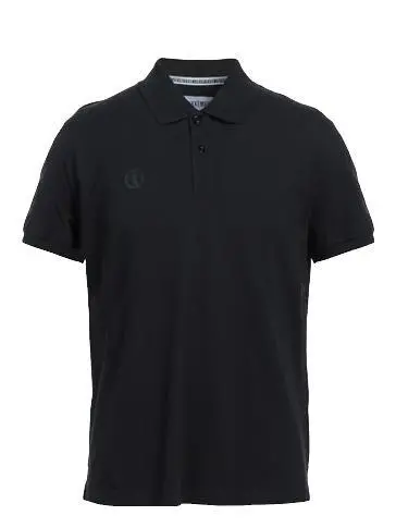 BIKKEMBERGS Polo Shirt Size Cotton, Elastane, Polyester - Black
