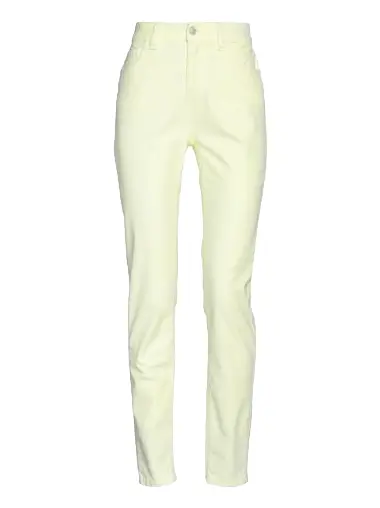 MARC ELLIS Slim Fit High-waisted Trousers - Yellow