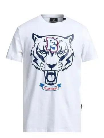 PLEIN SPORT T-shirt Size Cotton, Elastane - White