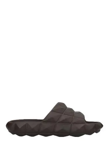 Valentino Garavani Rubber Slides - Brown