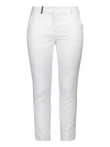 Peserico Tapered Mid-rise Pants - White