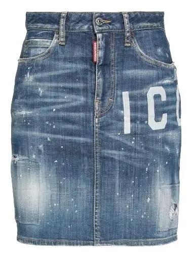 Dsquared2 Icon Denim Skirt - Blue