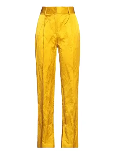 OTTOD'AME Straight Leg Trousers - Yellow