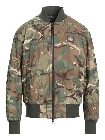 Dolce & Gabbana Camouflage Bomber Jacket - Green