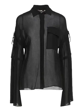 TRUSSARDI Crepe Shirt - Black