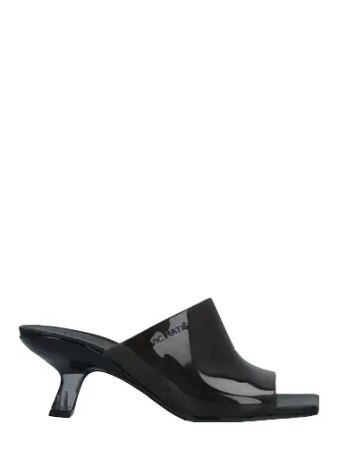 VIC MATIE Slide Sandals - Black