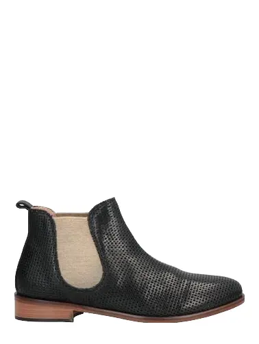 POLLINI Leather Chelsea Boots - Black
